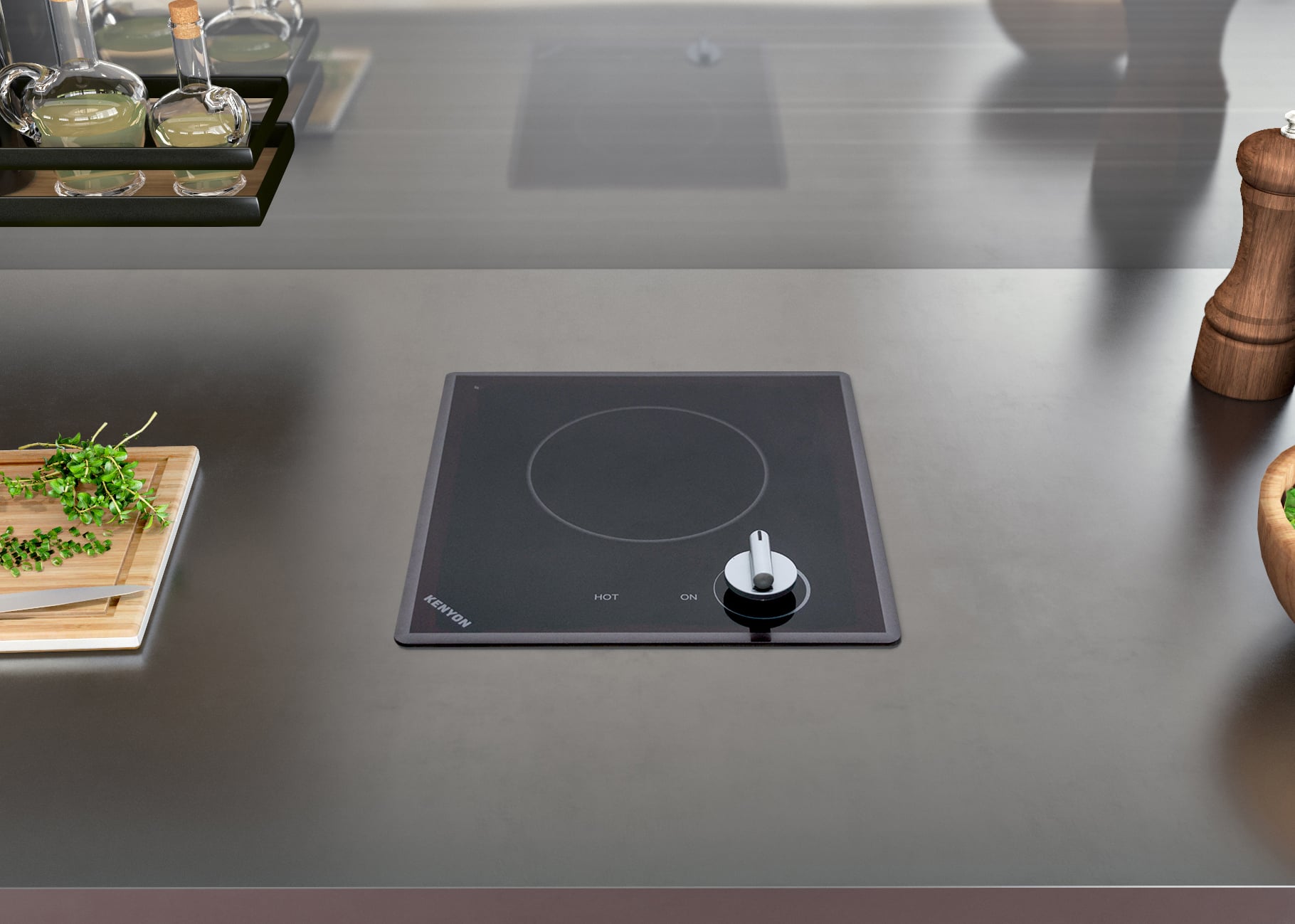 Kenyon Cortez 1 Burner Ceramic Glass Cooktop