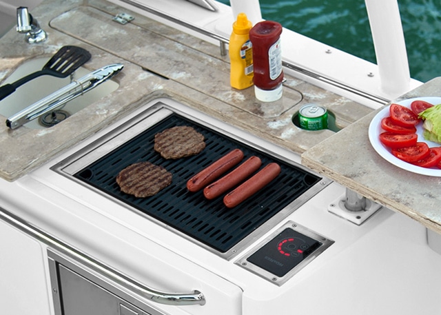 No Lid Grill with a Separated Remote Control | Kenyon