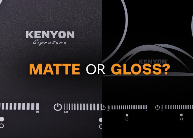 Matte vs. High-Gloss: Choosing the Right Induction Cooktop Finish - Kenyon